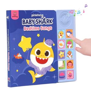 baby shark bedtime songs 10 button sound book | baby shark toys | learning & education toys | interactive baby books for toddlers 1-3 | gifts for boys & girls