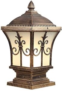 outdoor garden lights bonnik fashion outdoor column headlight waterproof pillar lamp fence wall sconce exterior landscape lighting fixture lawn pillar lamp for home balcony yard villa garden pool edge