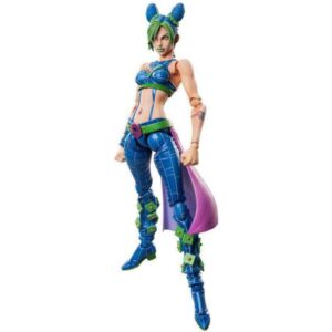 medicos jojo’s bizarre adventure part 6: chozo kado jolyne cujoh super action statue figure, multicolor