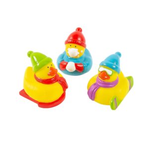 fun express winter sports rubber duckies - toys - 12 pieces