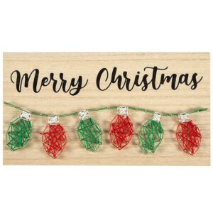 christmas lights string art craft