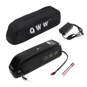 qww 48v13ah 1400w electric bicycle battery with waterproof bag and charger