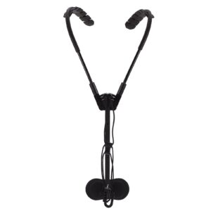 vaguelly saxophone shoulder harness comfortable saxophone neck strap hook aluminum metal sax holder sax strap for saxophone alto sax soprano clarinet, black