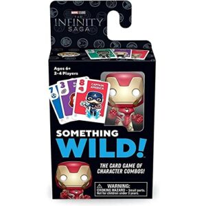 funko something wild! marvel infinity war with iron man pocket pop! card game for 2-4 players ages 6 and up