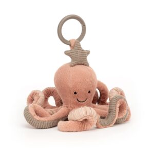 jellycat odell octopus stroller car seat activity toy