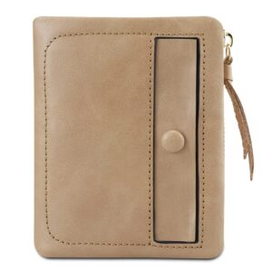 kitatu wallet for women gift genuine leather designer bifold luxury minimalist wallet ladies mini purse with id window