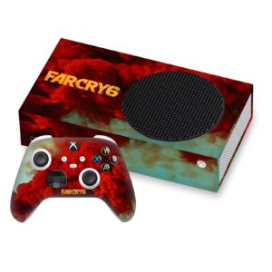 head case designs officially licensed far cry 6 graphics logo vinyl sticker gaming skin decal cover compatible with xbox series s console and controller bundle