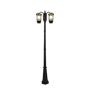 enlylyog courtyard lamp, outdoor home, outdoor waterproof garden villa high pole lamp, community street lamp, commercial shop hotel outdoor column head lamp