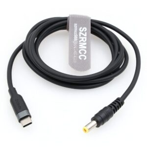 szrmcc usb c type-c to dc 5.5x2.5mm 12v pd trigger power cable for kipro lcd monitors cine broadcast radio any 12v device