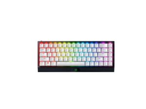 razer blackwidow v3 mini hyperspeed 65% wireless mechanical gaming keyboard + phantom keyboard upgrade set bundle: green mechanical switches - tactile & clicky - white