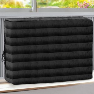 bekith indoor air conditioner cover defender, ac cover for inside window unit 17 x 13 x 3.5 inches(l x h x d), black