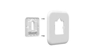 honeywell home large cover plate & electrical box adaptor for t-series thermostats (thp2400a1080), white