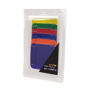 bcw spectrum bit trays - 6 foldable silicone trays for board game storage