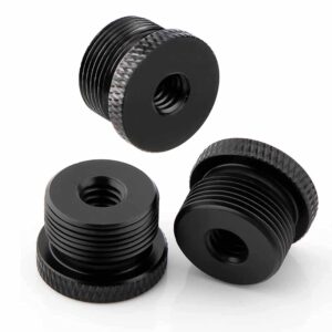 mic stand adapter 1/4 female to 5/8 male screw thread adapter tripod screw adapter (3 pcs)