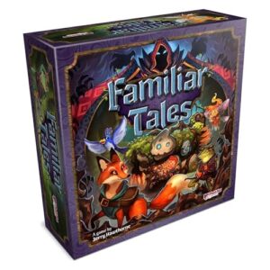 familiar tales board game - cooperative deck-building fantasy adventure! strategy game for kids & adults, ages 8+, 1-4 players, 45+ minute playtime, made by plaid hat games