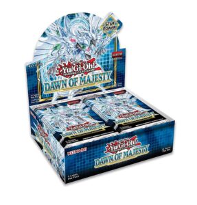 yu-gi-oh! tcg dawn of majesty booster box 1st edition (24 packs)