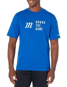 marucci adult honor the game performance tee royal blue