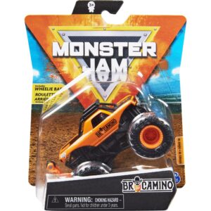 monster jam 2021 spin master 1:64 diecast monster truck with wheelie bar: arena favorites brocamino