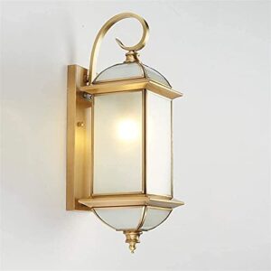 outdoor light fixture all bronze european retro lighting outdoor waterproof e27 fixed lamp exterior wall lamp copper villa garden lamp home door balcony terrace wall light wall aisle door bracket lamp