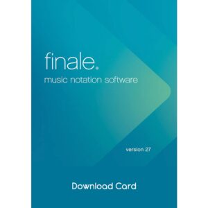 makemusic finale 27 professional music notation software (download card)