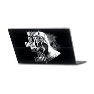 head case designs officially licensed assassin's creed half typography vinyl sticker skin decal cover compatible with microsoft surface pro 4/5/6