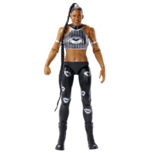 mattel wwe wrestlemania action figure, bianca belair, posable 6-inch collectible & gift for ages 6 years old & up