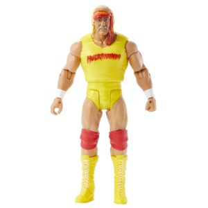 mattel wwe wrestlemania action figure, hulk hogan, posable 6-inch collectible & gift for ages 6 years old & up