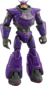 mattel disney pixar lightyear large scale zurg action figure, 13.75 in tall authentic movie toy 11 movable joints, collectible gift for kids 4 years & up