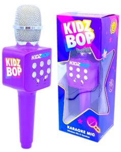 move2play, kidz bop karaoke microphone | the hit music brand for kids | toy for girls & boys ages 2, 3, 4, 5, 6, 7, 8+ years old | christmas present & birthday gift