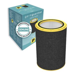 germguardian filter p hepa pure genuine air purifier replacement filter, removes 99.97% of pollutants germguardian air purifier ap5800w, flt5800