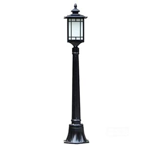 enlylyog modern european-style retro home villa courtyard lawn high pole garden lamp, outdoor waterproof lamp outdoor garden street lamp