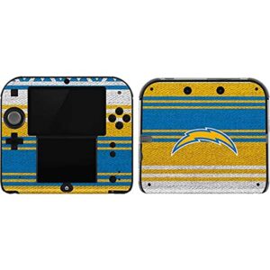 skinit decal gaming skin compatible with 2ds - officially licensed nfl los angeles chargers trailblazer design