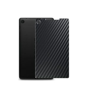 [2 pack] synvy back protector film, compatible with google nexus 7 me370t x7 7" nexus7 black carbon tpu guard skin sticker [ not front tempered glass screen protectors ]