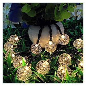 xiaobei solar lights outdoor garden, crystal ball solar lights, outdoor decoration garland lights, suitable for home garden decoration, party wedding christmas decoration