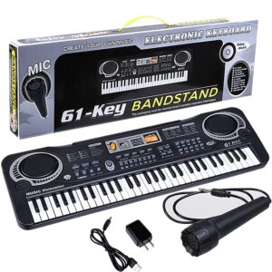 keyboard piano for kids portable electric digital piano keyboards musical instruments toy multi-function w/ microphone birthday for kids children