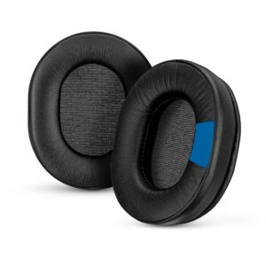 gaming gel earpads for steelseries arctis 1, arctis 3, arctis 5, arctis 7, arctis 9x, arctis pro & arctis prime headset headphone earpads, memory foam & pu leather (black)