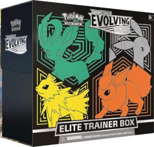 pokemon sas7 evolving skies elite trainer box - orange