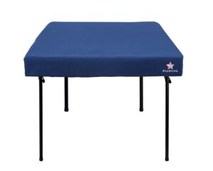 plusvivo card table cover, mahjong table cover machine washable felt game table cover- for poker, mahjong, bridge, board game tablecloth(36" x 36" blue)