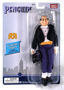 mego dc comics penguin 8" action figure multicolor