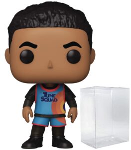 funko pop! movies: space jam, a new legacy - dom in toon squad shirt chase vinyl figure (includes compatible pop box protector case)