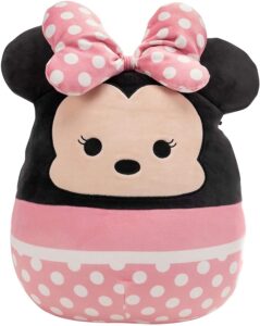 squishmallow kellytoy - disney minnie mouse - 8 inch (20cm) - official licensed product - exclusive disney 2021 squad