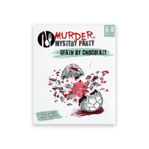 university games 08441 death by chocolate murder mystery dinner party game