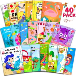 20pcs coloring books for kids ages 2-4,4-8,8-12 small coloring books for kids birthday party favors bulk gifts school classroom activity supplies holiday goodie bags stuffers includes dinosaur animal