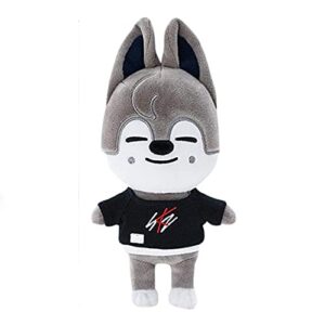 gonii cute anime plush,9.8in plush toys,creative soft stuffed cartoon plush toy gift toys for kids fans(wolf chan)