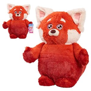 disney and pixar turning red jumbo 16-inch plush red panda mei, officially licensed kids toys for ages 3 up by just play