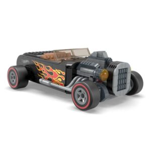 mega construx hot wheels street rodder construction set, building toys for kids