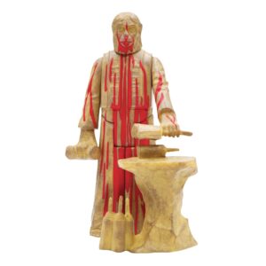 super7 planet of the apes: bloody lawgiver statue reaction figure, multicolor