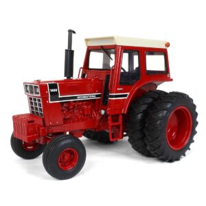 ertl 1/16 international harvester 1466 black stripe 2wd w/cab & rear duals, prestige collection 44260