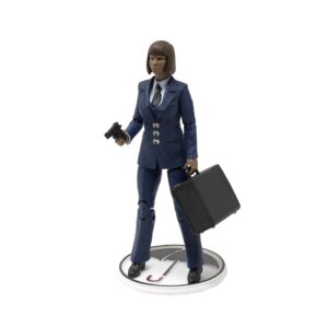 boss fight studio the umbrella academy cha-cha action figure – h.a.c.k.s. compatible, highly articulated collectible & customizable figurine with interchangeable parts & accessories – 1:18