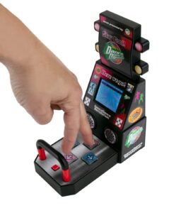 tiny arcade boardwalk arcade dance dance revolution, red, miniature